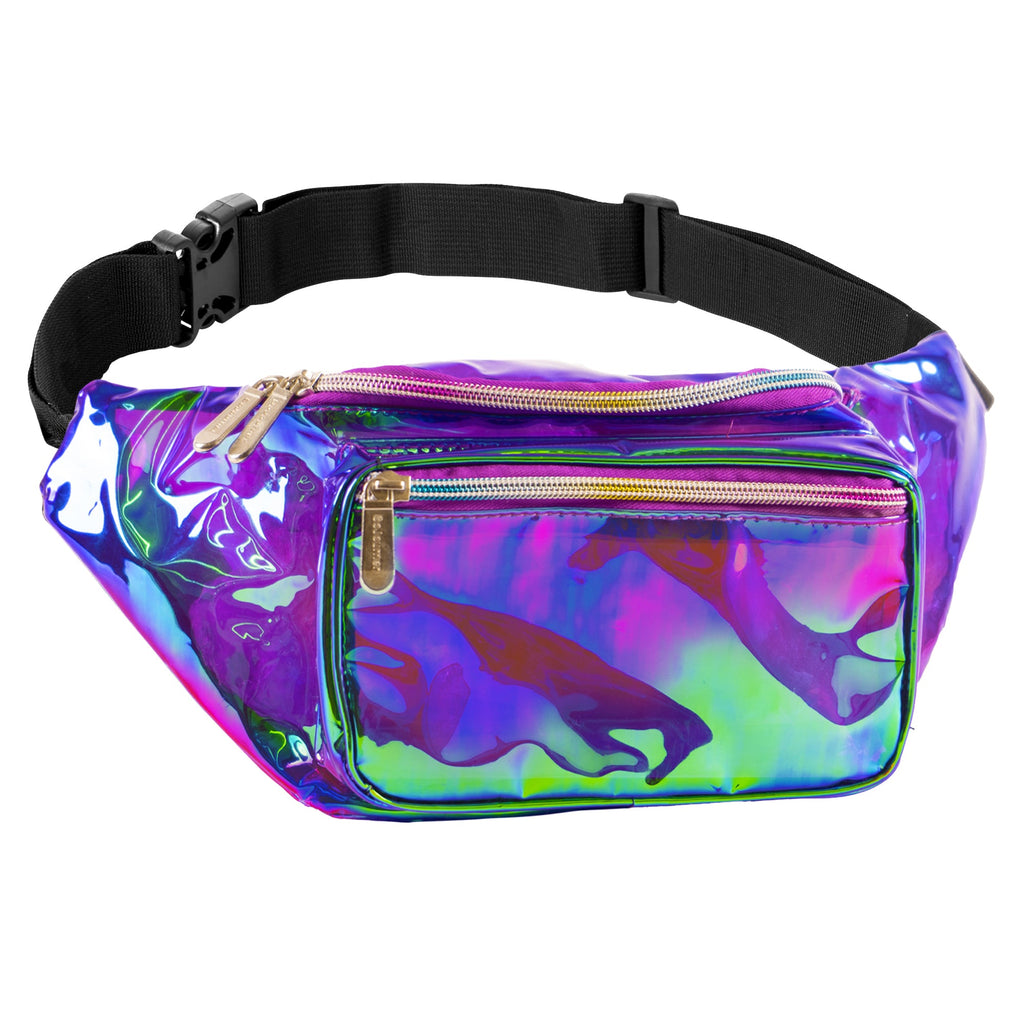 Holographic Rave Fanny Pack | SoJourner Bags